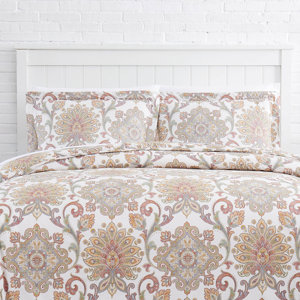 Southshore Fine Linens 100% Cotton 300 Thread-Count Serenity Duvet Cover Set & Reviews | Wayfair